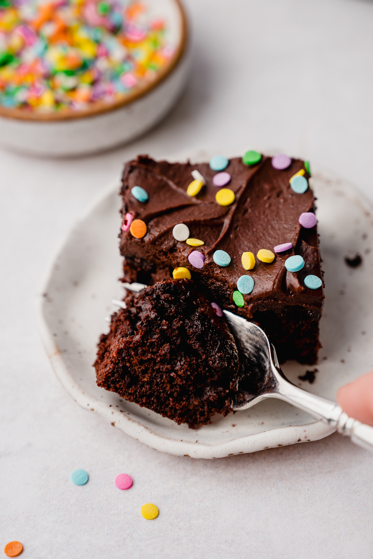 Moist Chocolate Sheet Cake with Chocolate Buttercream - Fresh April Flours