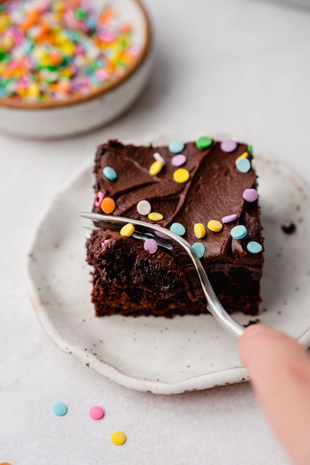 Moist Chocolate Sheet Cake with Chocolate Buttercream - Fresh April Flours