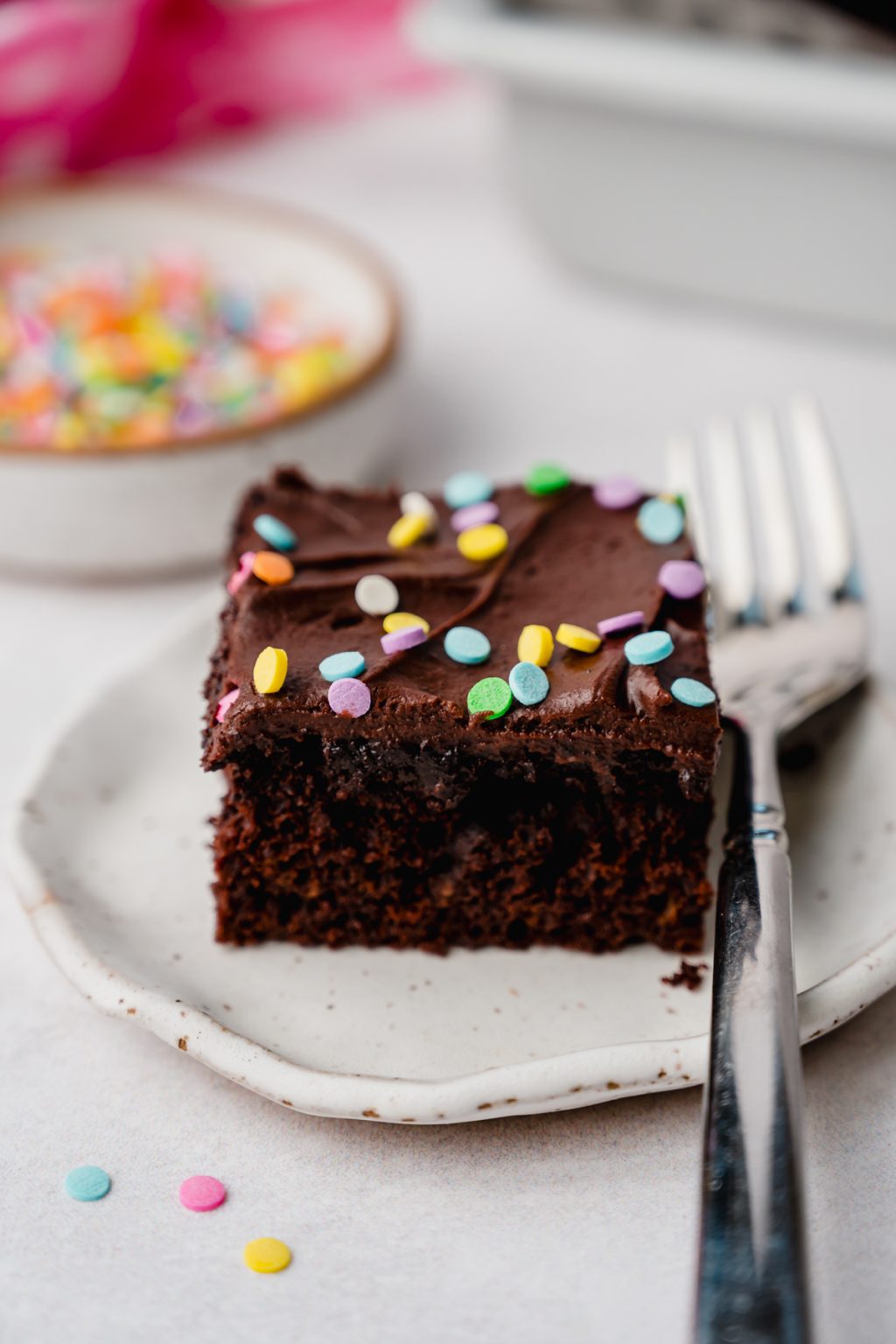 Moist Chocolate Sheet Cake with Chocolate Buttercream - Fresh April Flours