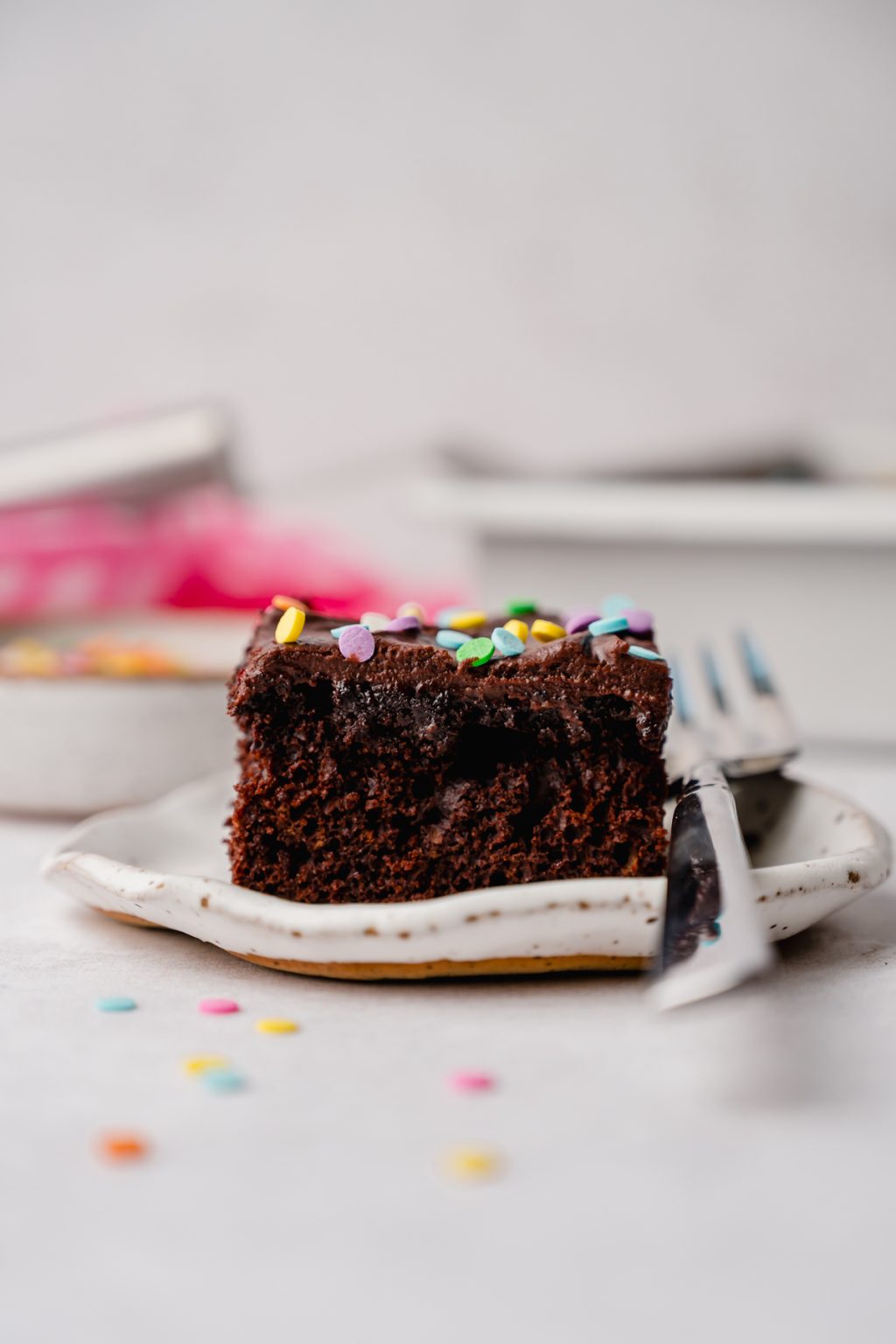Moist Chocolate Sheet Cake with Chocolate Buttercream - Fresh April Flours