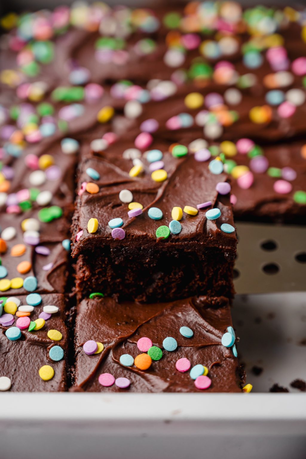 Moist Chocolate Sheet Cake with Chocolate Buttercream - Fresh April Flours